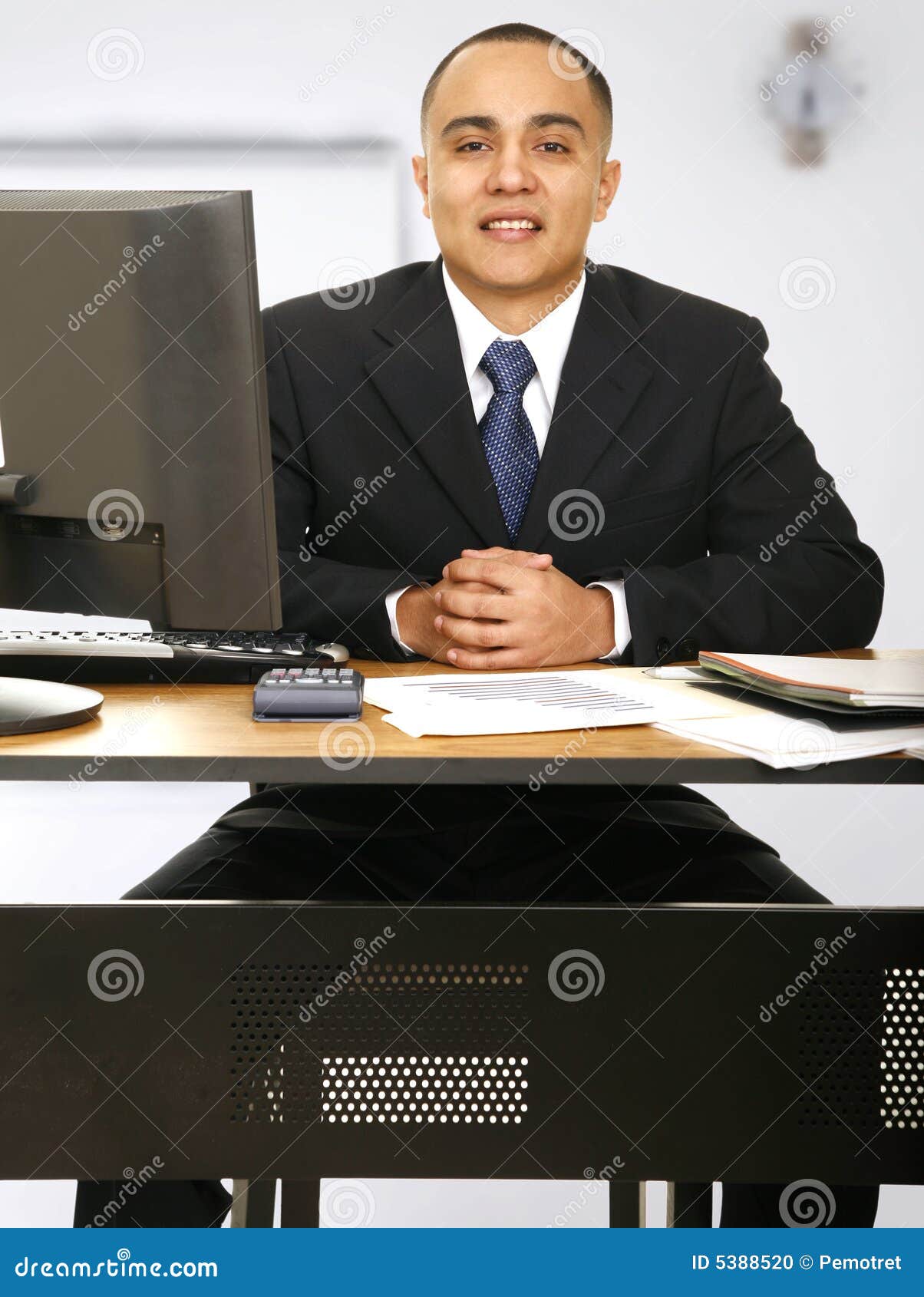 Financial Advisor at Your Service Stock Photo - Image of smile, desk ...