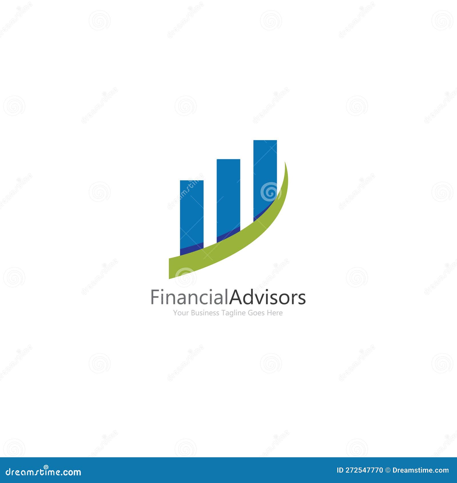 Financial Advisors Logo Design Template Vector Icon. Stock Vector ...