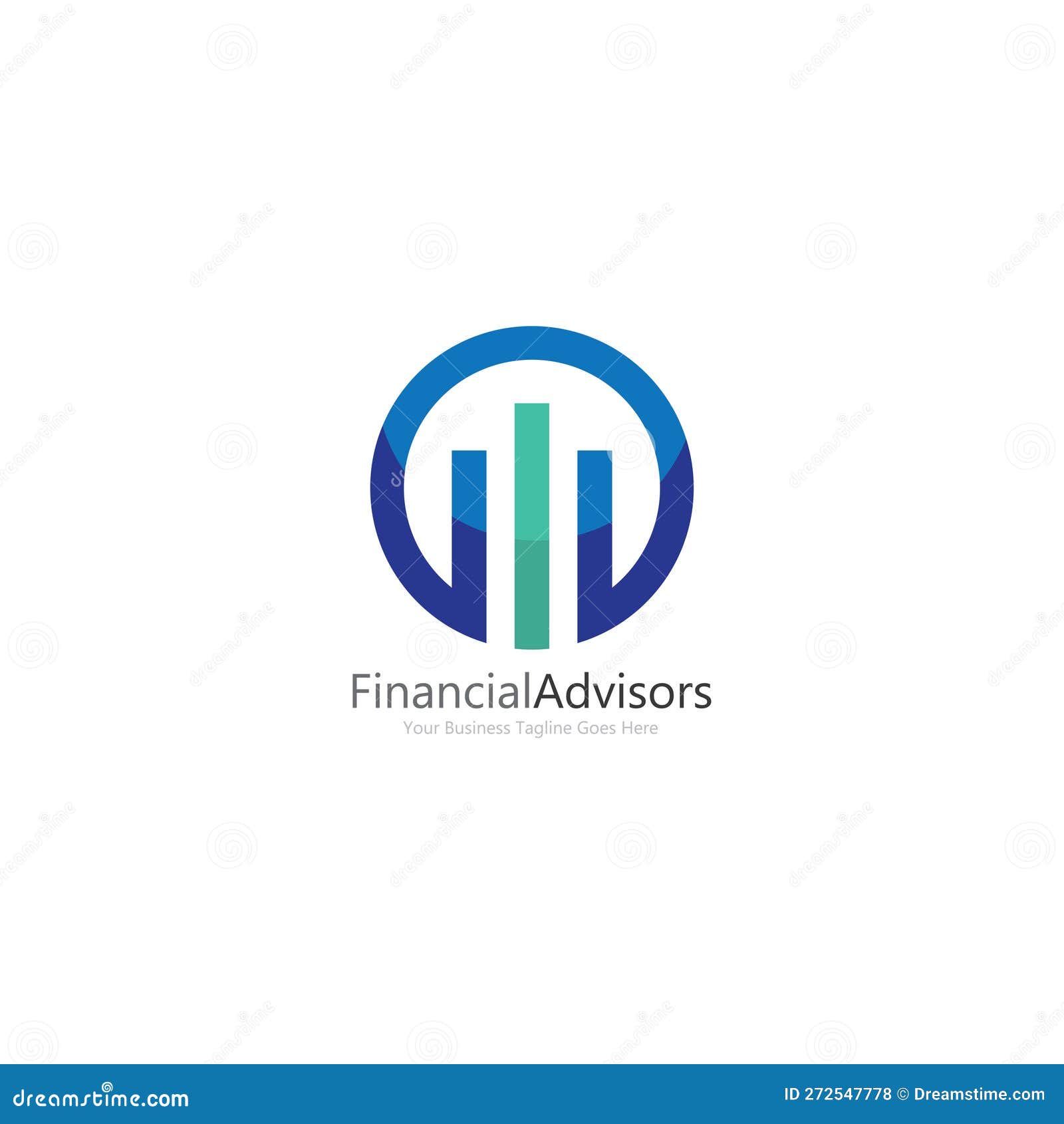 Financial Advisors Logo Design Template Vector Icon. Stock Vector ...