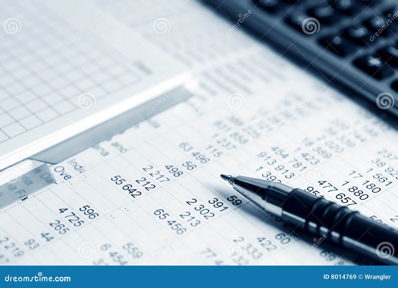 Financial analysis. stock image. Image of money, information - 8014769