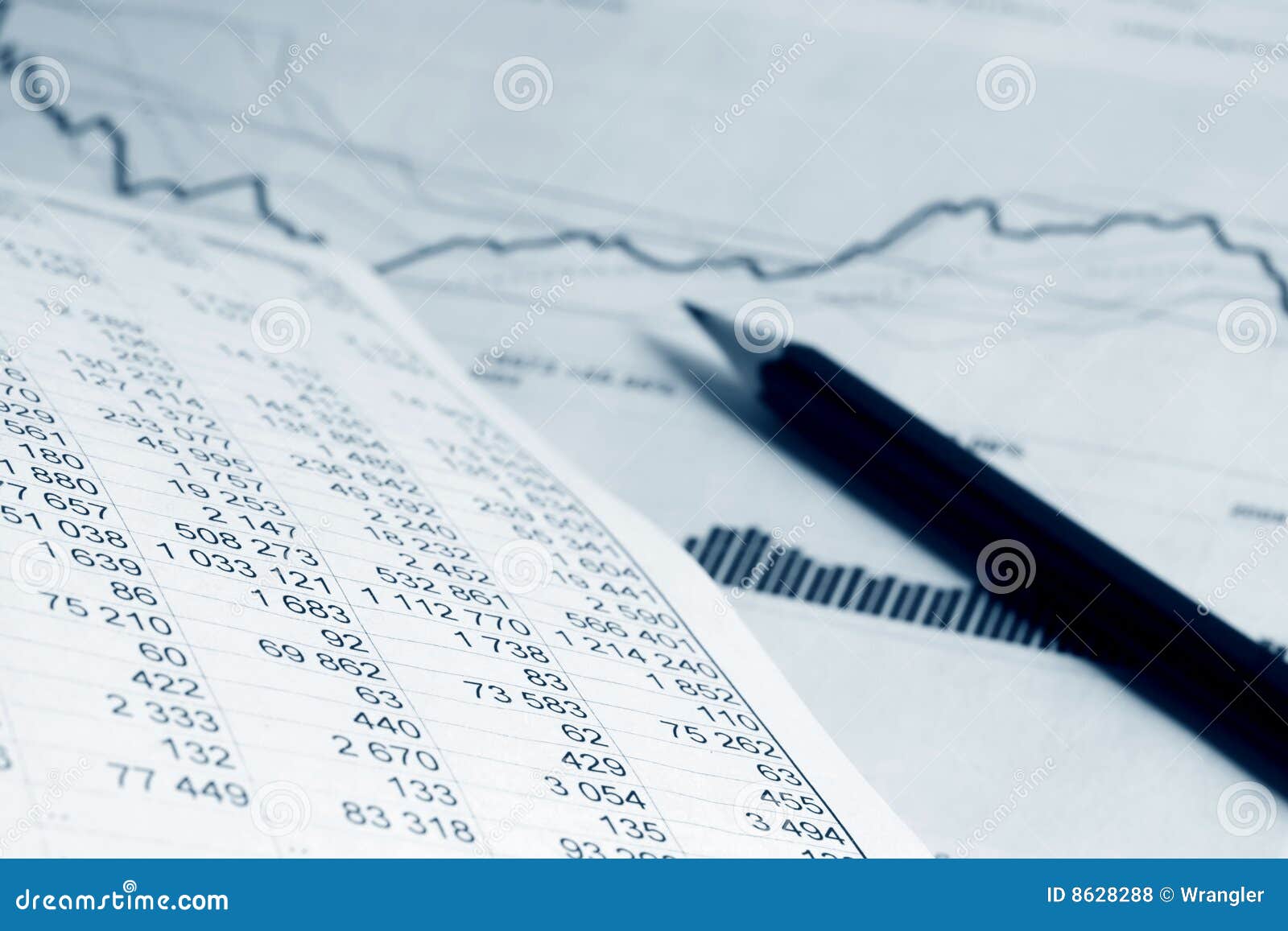 Financial analysis. stock photo. Image of business, data - 8628288