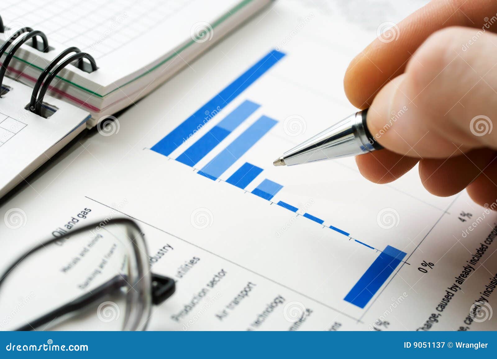 Financial Analysis Royalty Free Stock Photography - Image: 9051137