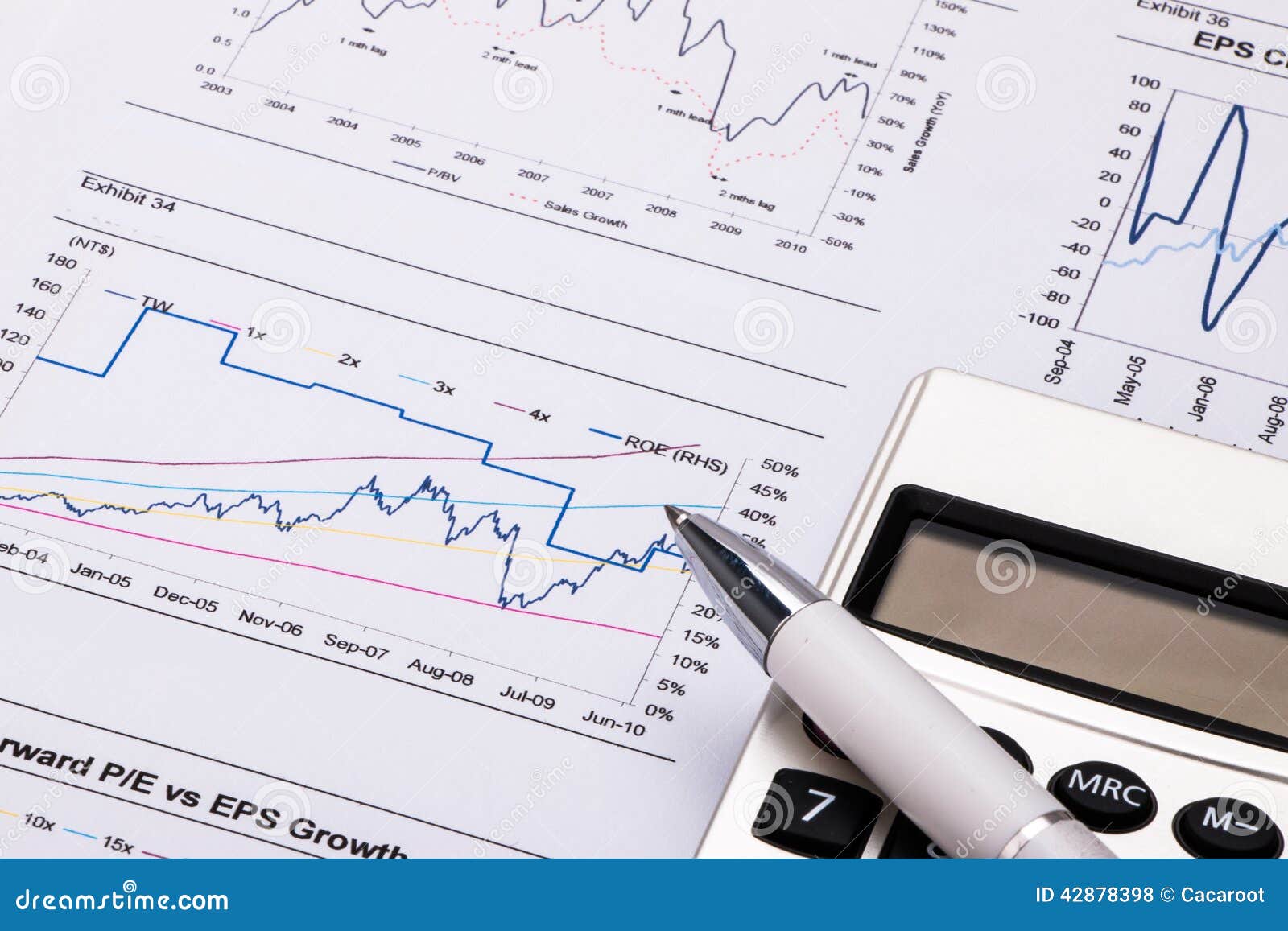Financial Analysis and Accounting Stock Photo - Image of research ...