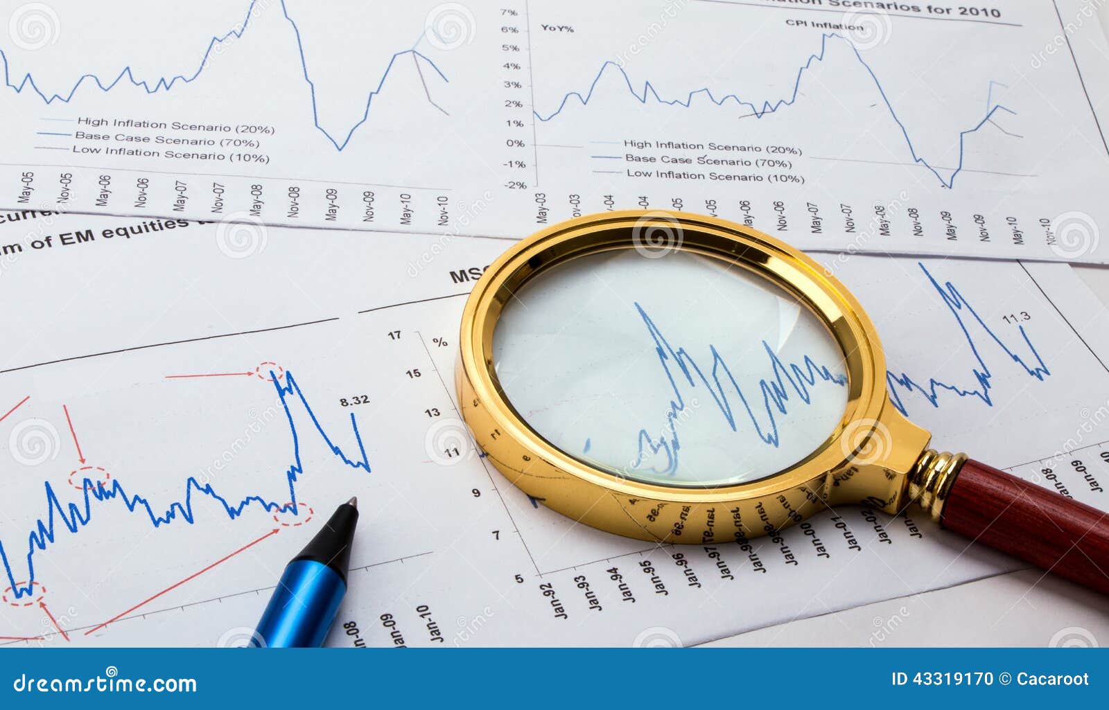 Financial analysis concept stock photo. Image of trade - 43319170