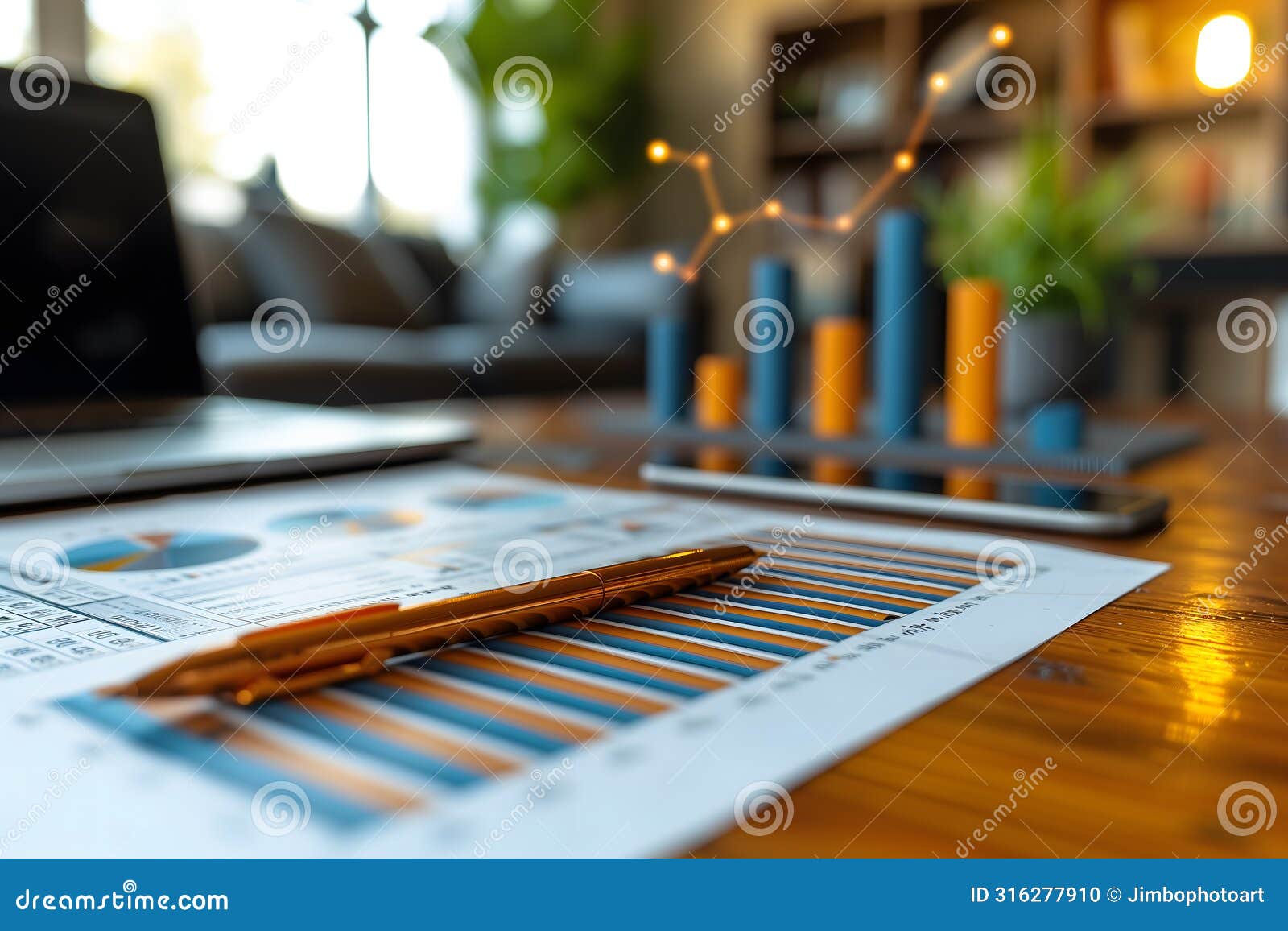 Financial Analyst Concept, Financial Statistics, Charts, and Data ...