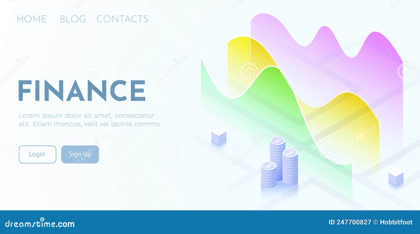 Financial Analytics Concept. Chart Trading. Business Application ...