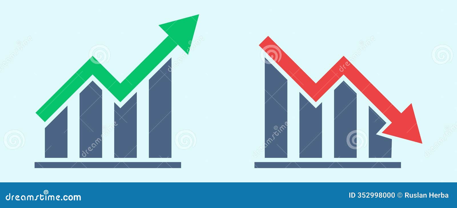 Green 3d Decrease Graph Royalty-Free Stock Photo | CartoonDealer.com ...