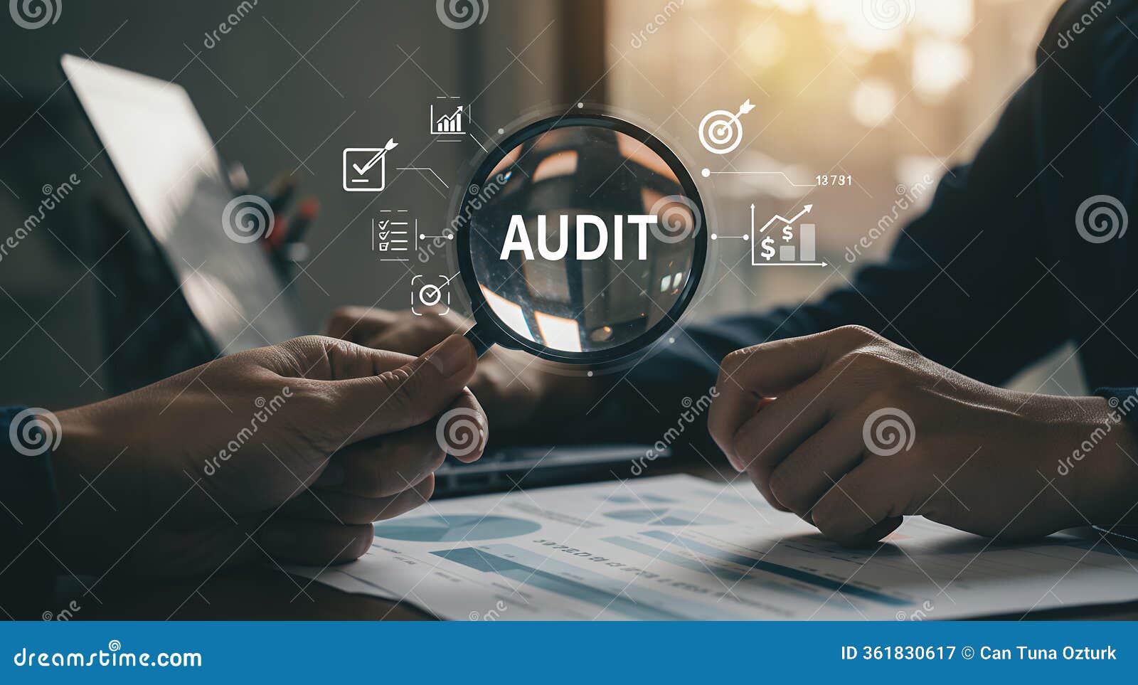 Financial Audit: Magnifying Glass on Business Data Analysis & Risk ...