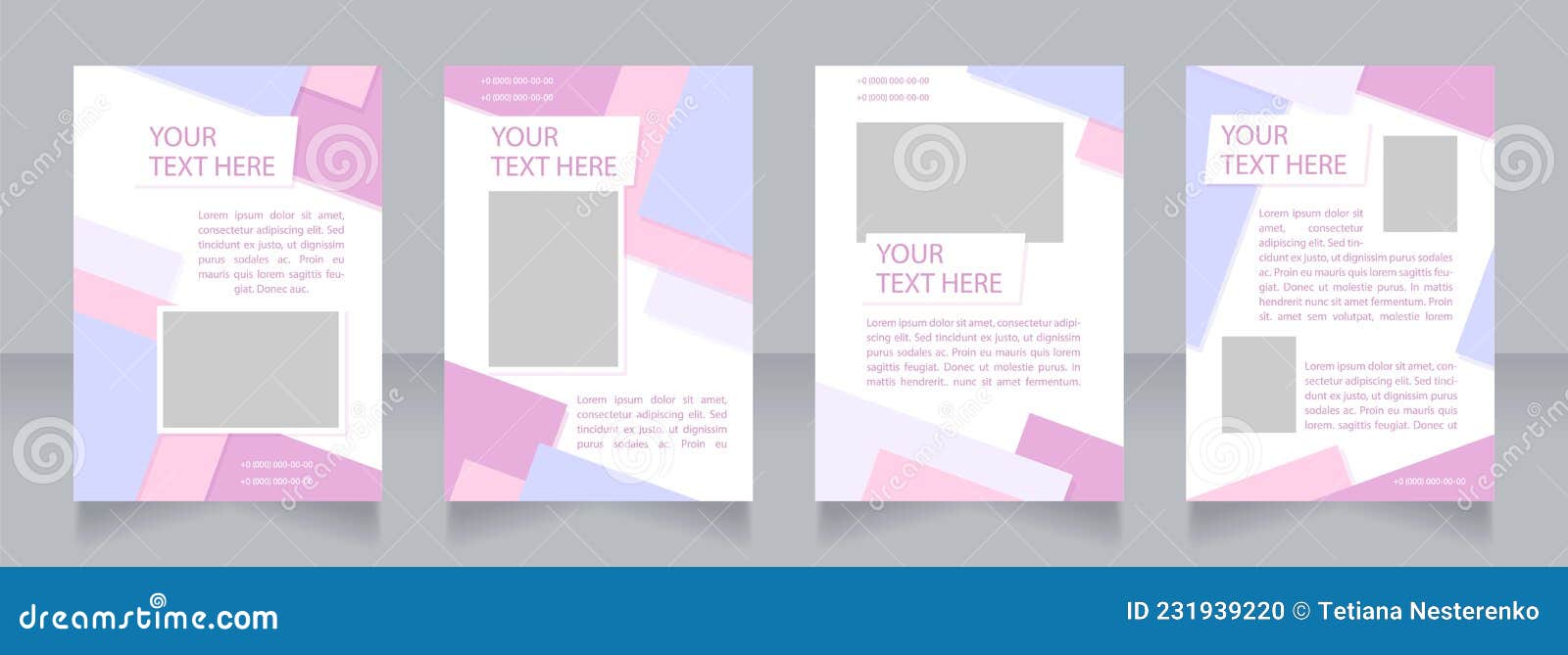 Financial Audit Service Advertising Blank Brochure Layout Design ...