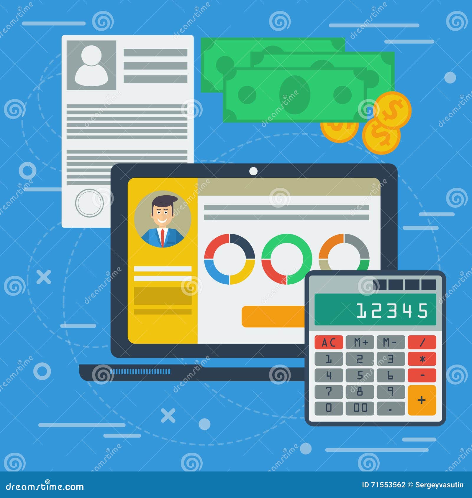 Financial Balance. Stable Equilibrium. Stock Image | CartoonDealer.com ...