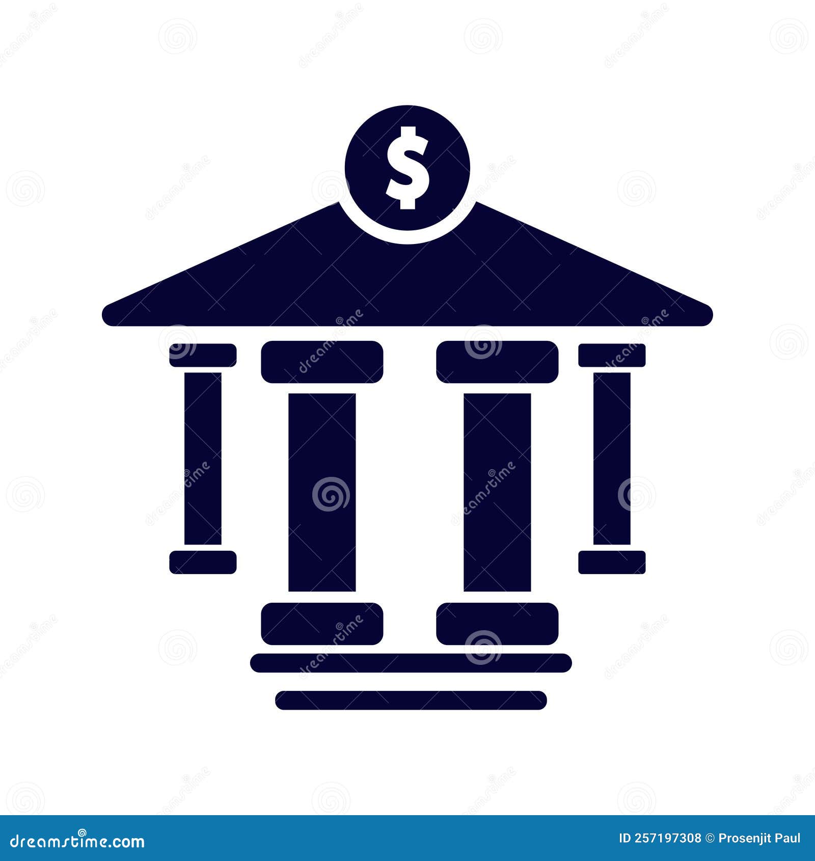 Financial bank icon vector stock vector. Illustration of plastic ...