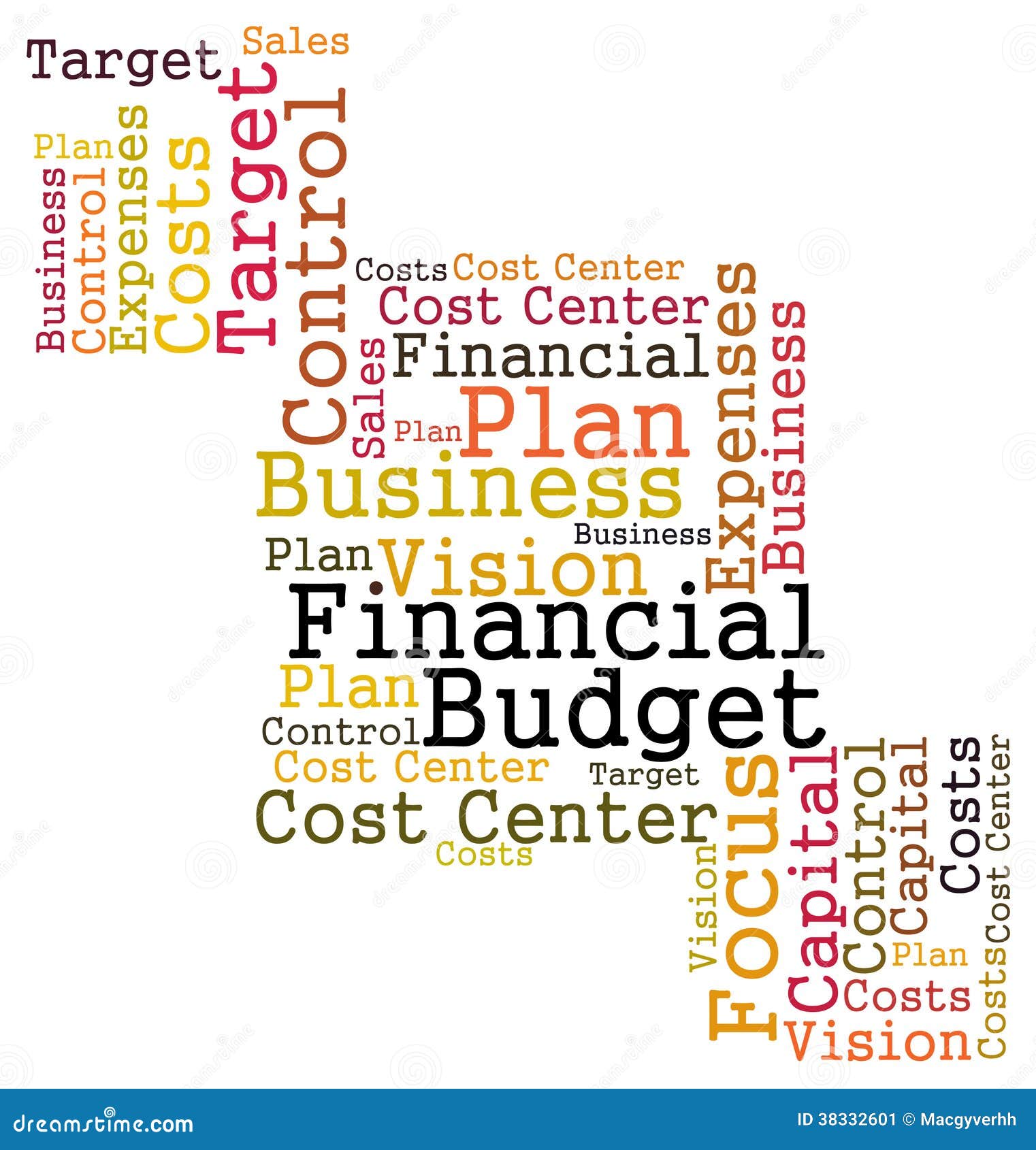 Financial budget stock illustration. Illustration of control - 38332601