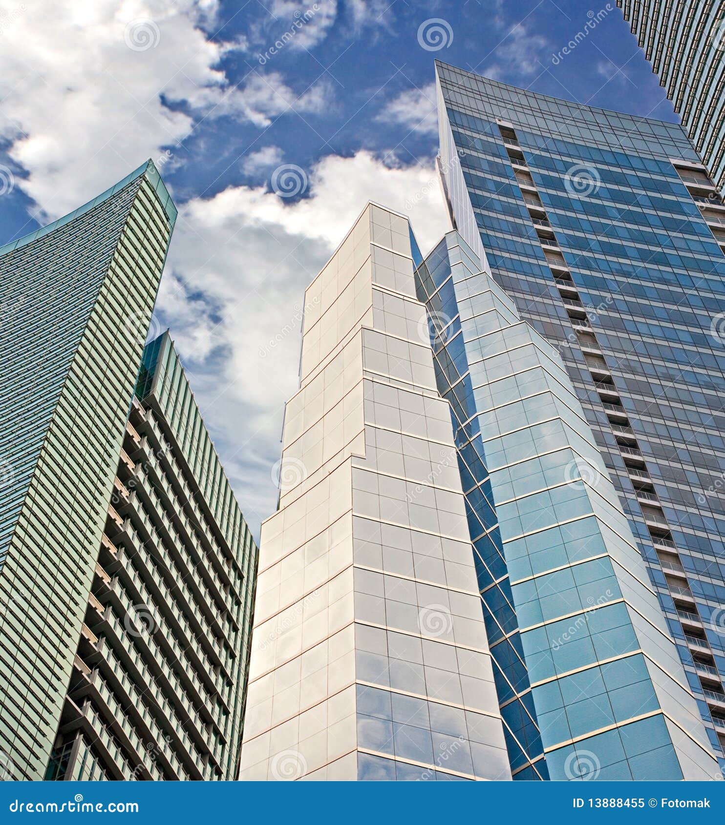 Financial Buildings in Miami Stock Image - Image of florida, banking ...