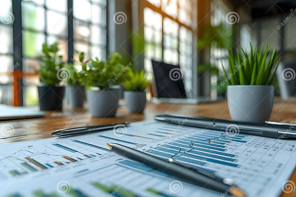 Financial, Business Analytics Concept, Table of Professionals Analyzing ...