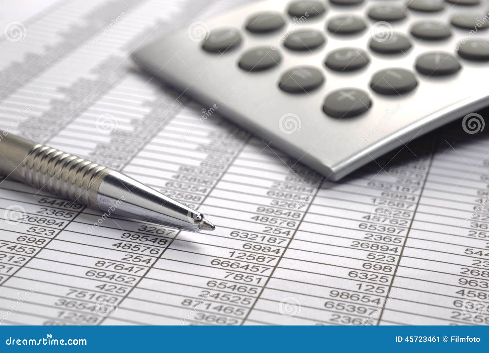 Financial Business Calculation Stock Image - Image of numbers, graph ...