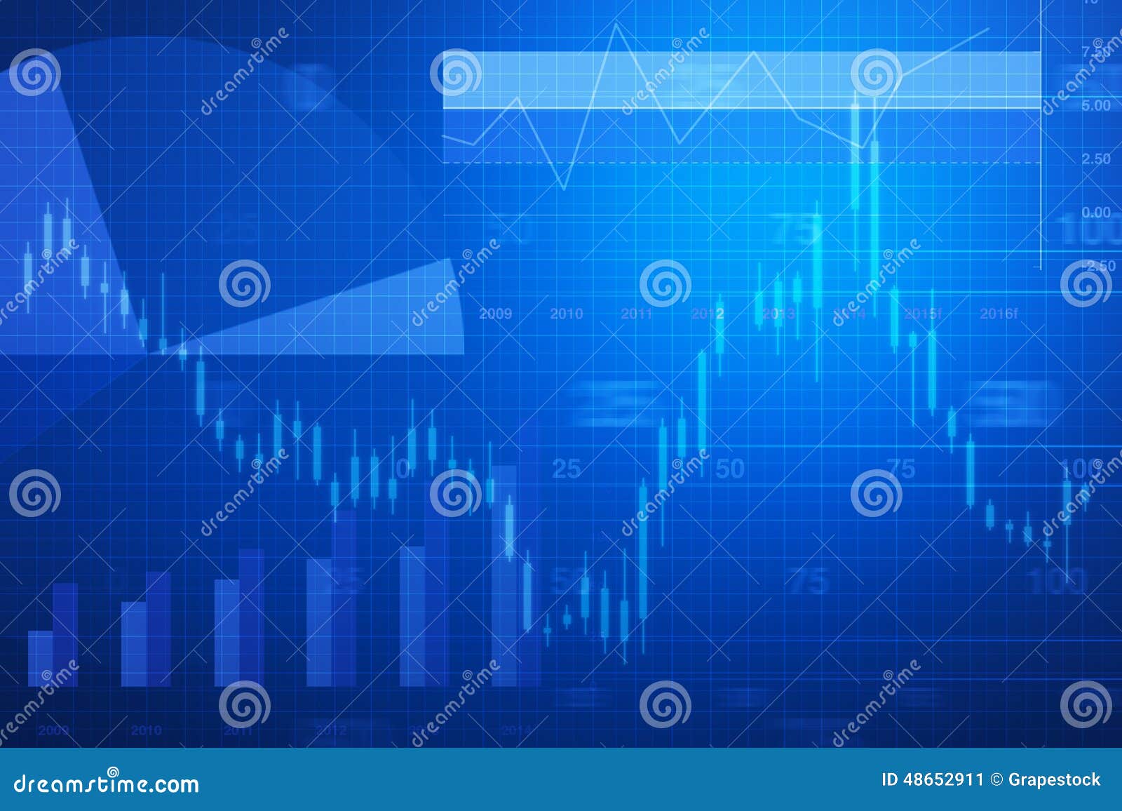 Financial and Business Chart and Graphs Stock Image - Image of balance ...