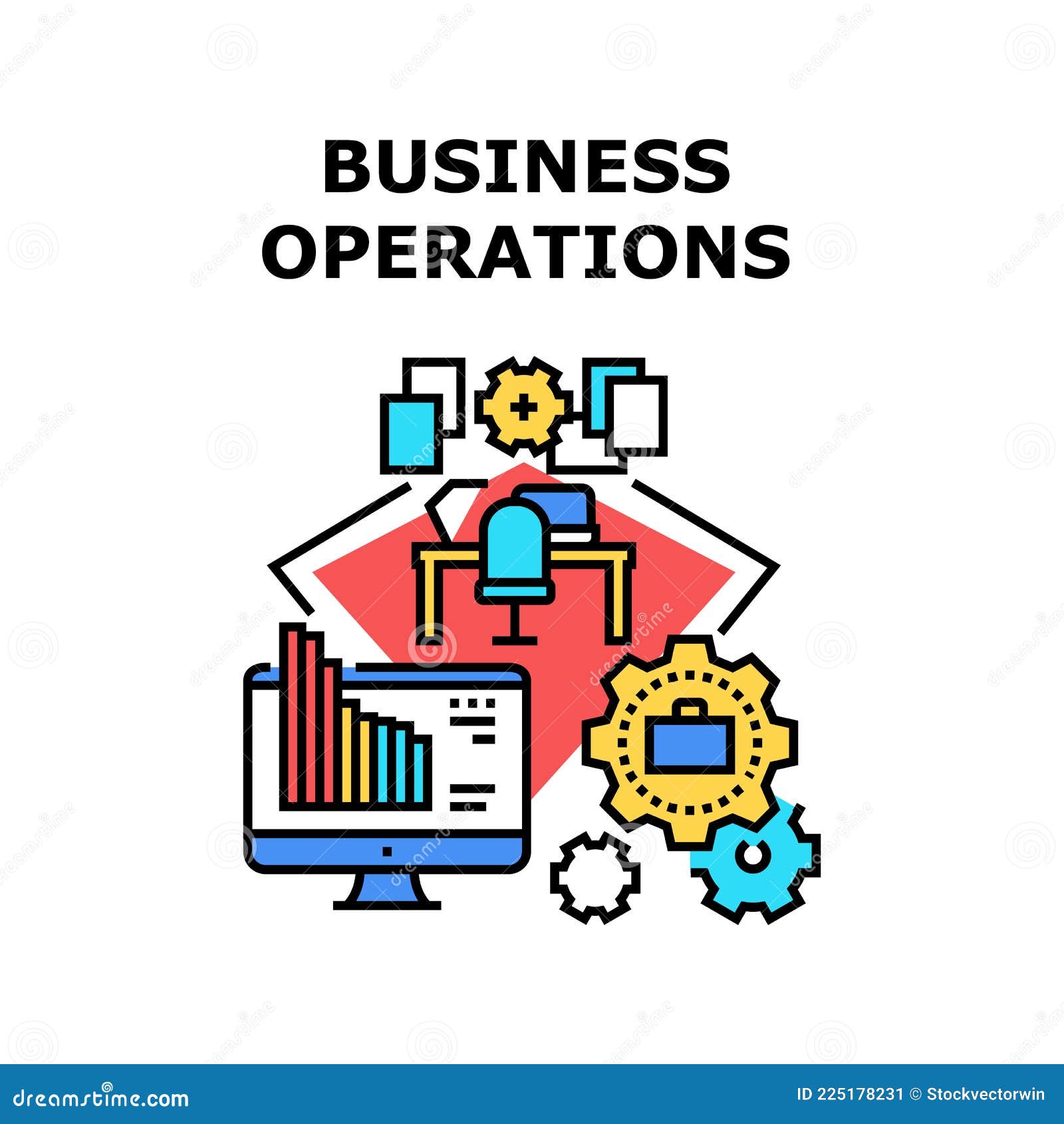 Financial Business Operations Vector Concept Color Stock Vector ... Financial Business Operations Vector Concept Color Stock Vector ...