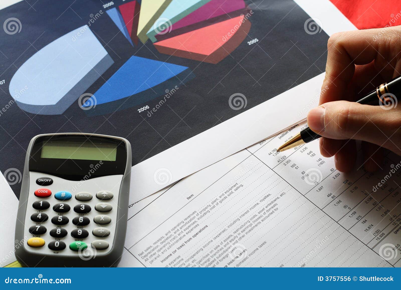 Financial Business Tools stock photo. Image of office - 3757556