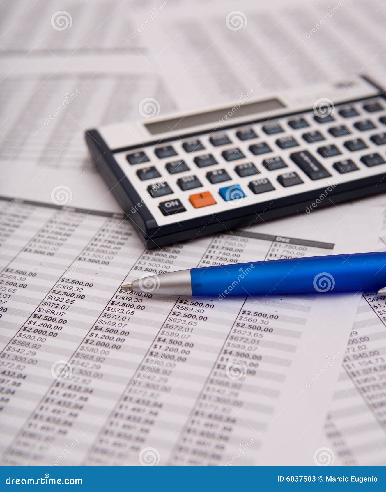 Financial caculator stock image. Image of calculator, currency - 6037503