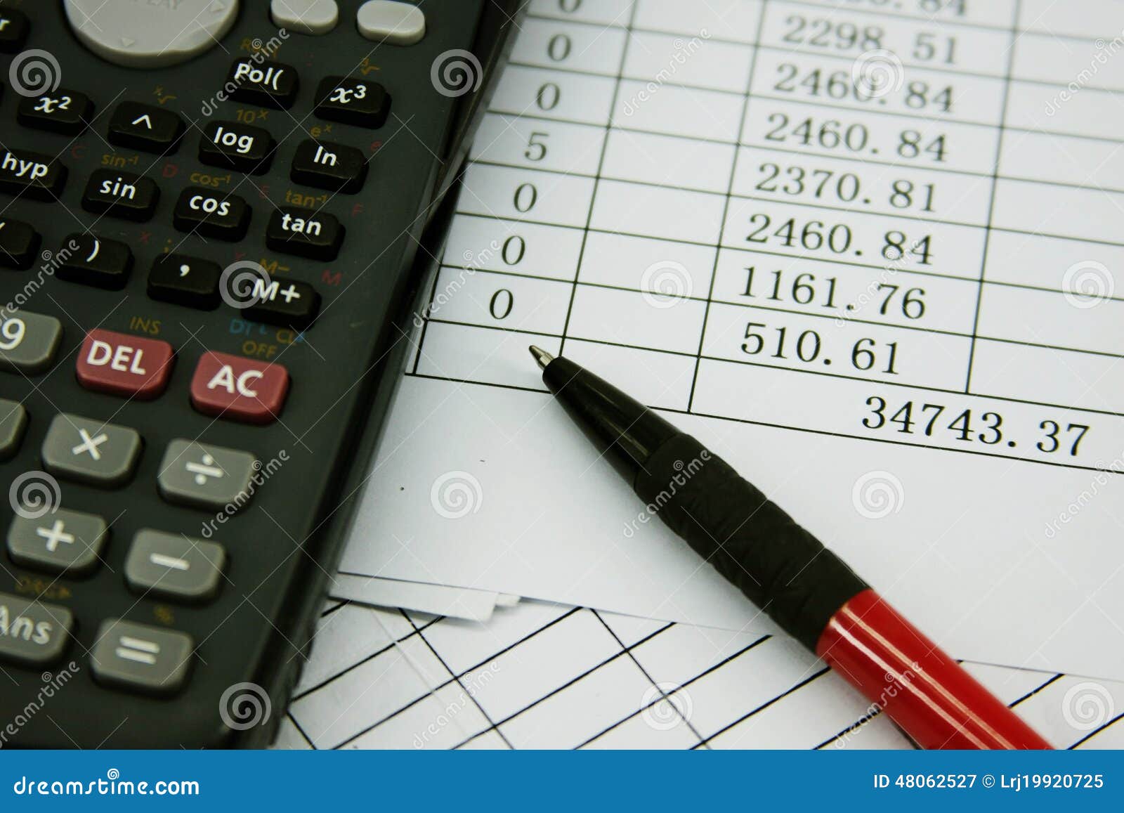 Financial calculator stock image. Image of mathematics - 48062527