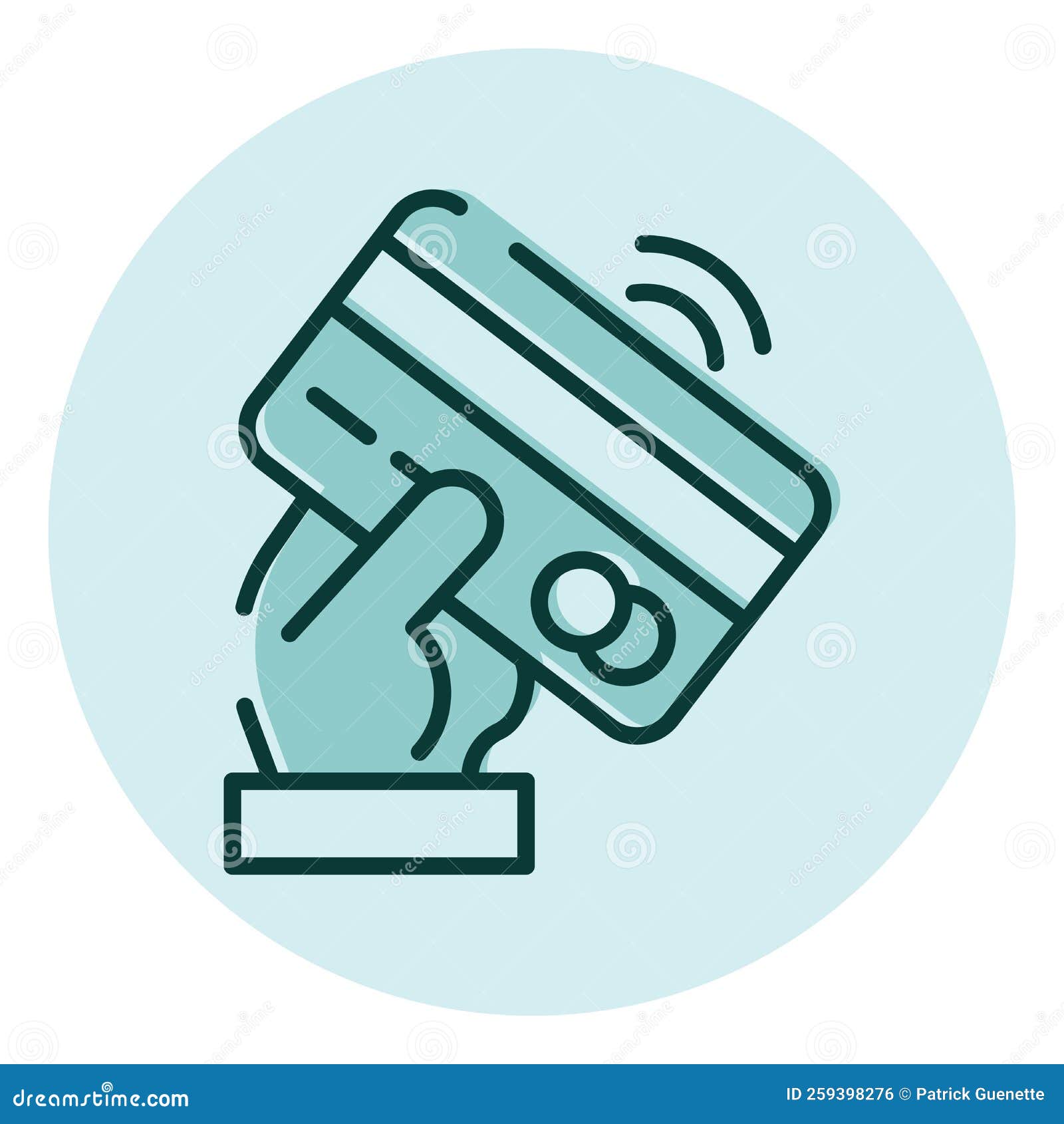 Financial Card Payment, Icon Stock Vector - Illustration of payment ...