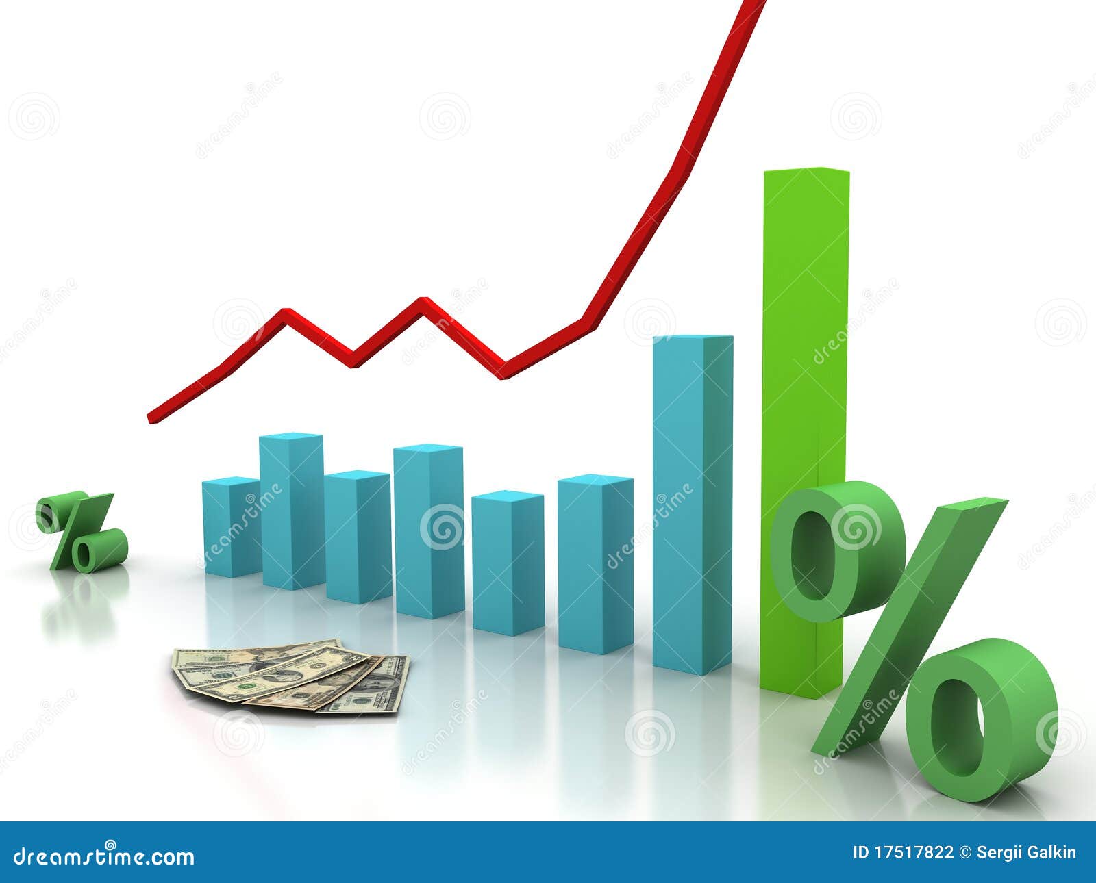 The financial chart stock illustration. Illustration of advance - 17517822