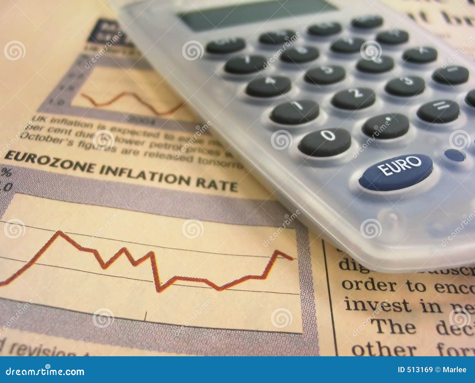 Financial Chart and Calculator Stock Image - Image of europe, growth ...