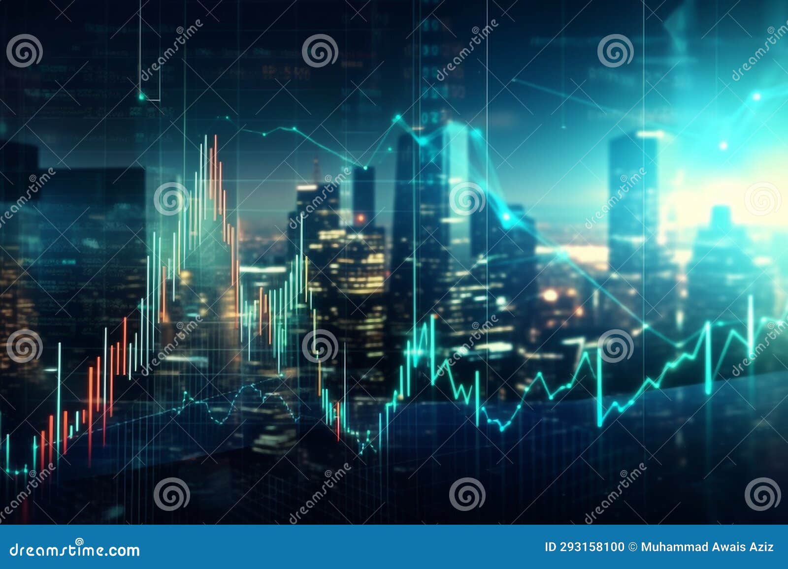 Financial Chart Suitable for Financial Investment Concept - Ai ...