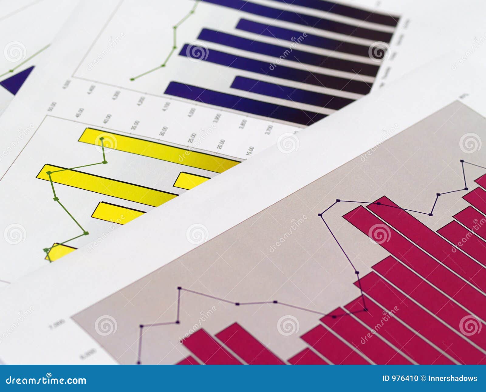 Financial charts stock photo. Image of market, profit, trade - 976410