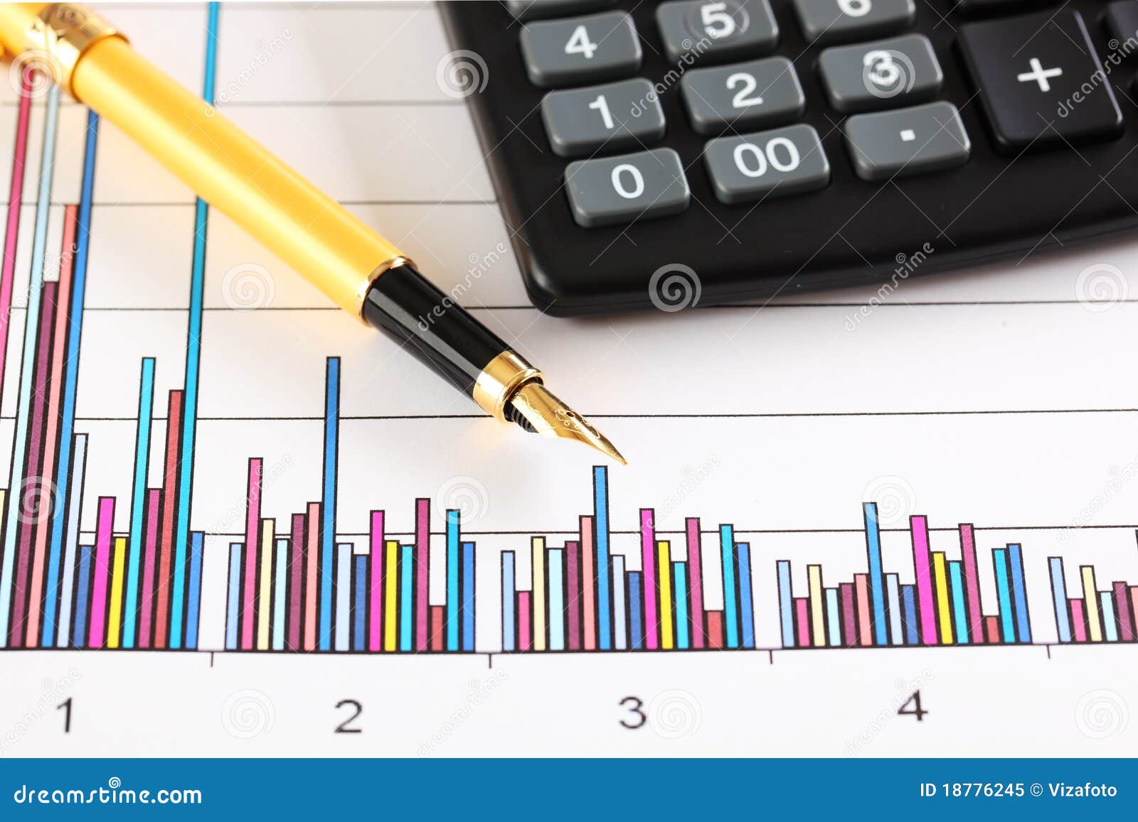 Financial Charts and Graphs Stock Image - Image of funds, chart: 18776245
