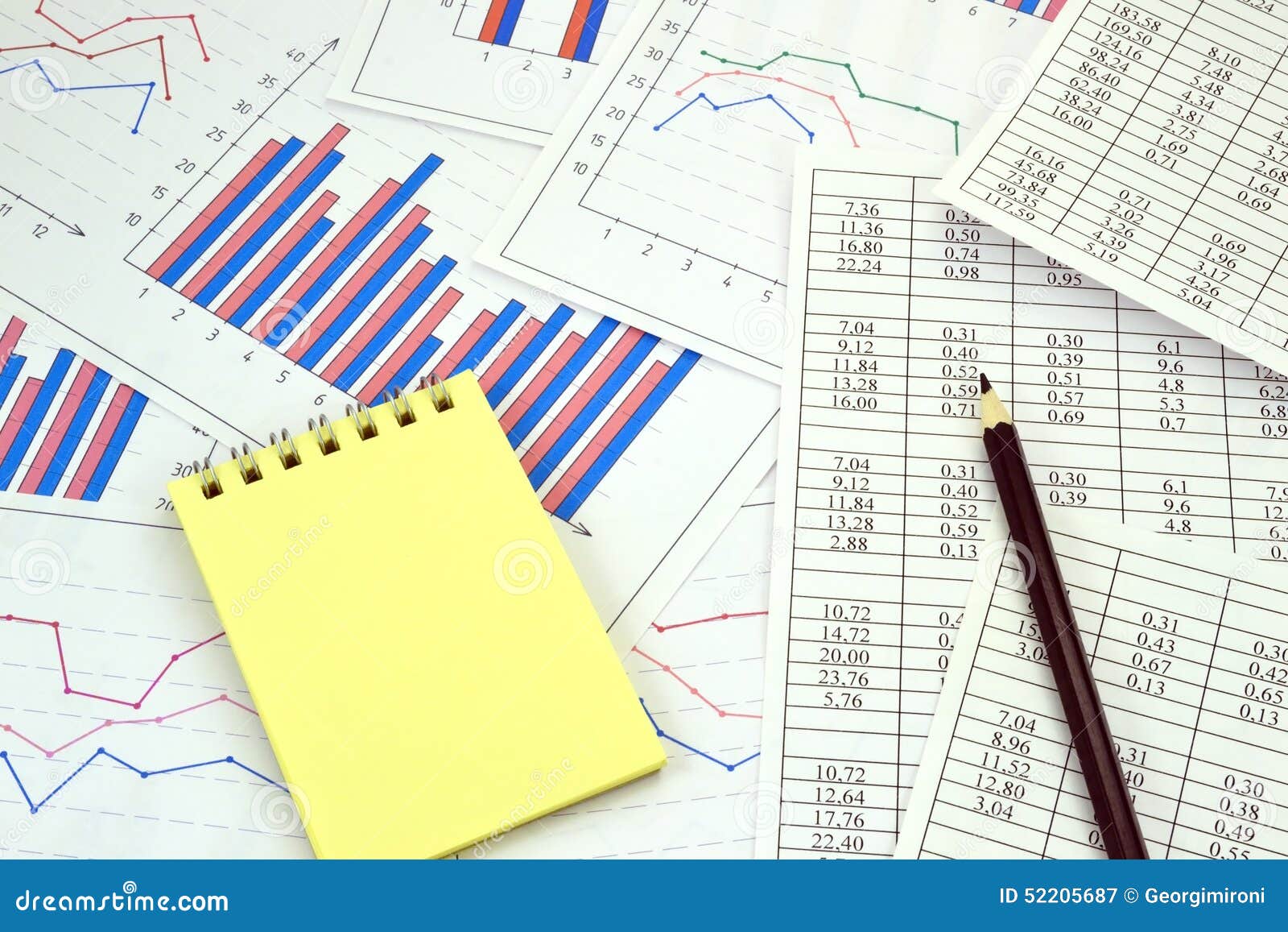 Financial charts stock image. Image of expertise, figures - 52205687