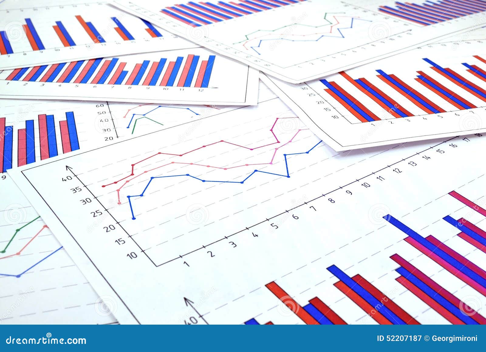Financial charts stock image. Image of business, currency - 52207187