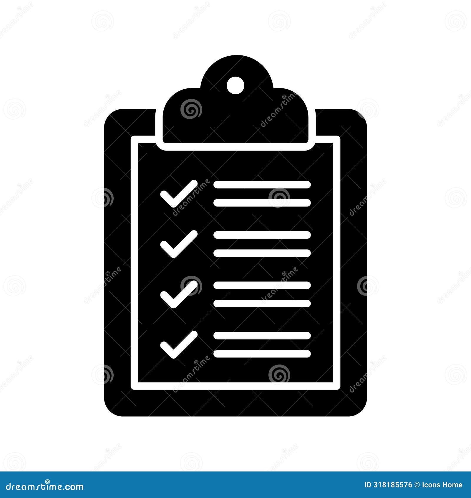 Financial Checklist Vector Design in Trendy Style, Editable Icon Stock ...