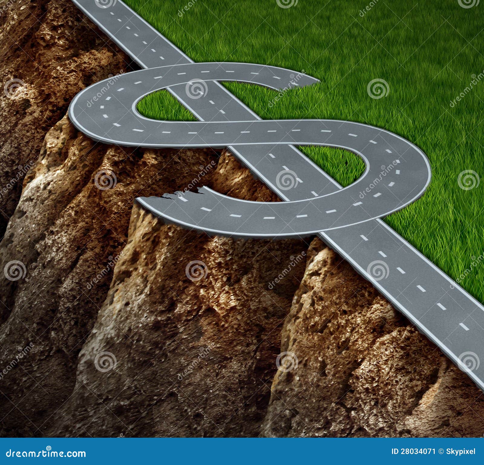 Financial cliff stock illustration. Illustration of challenges - 28034071