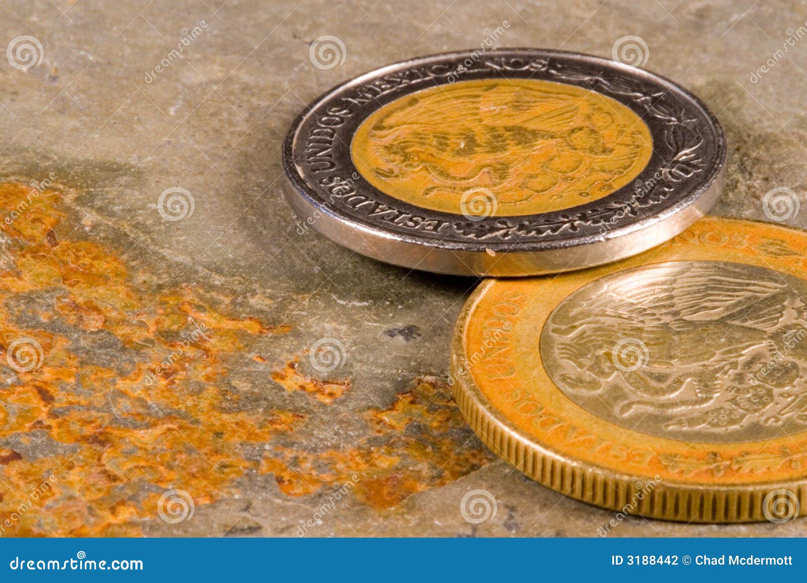 Financial Coins stock photo. Image of abstract, cement - 3188442