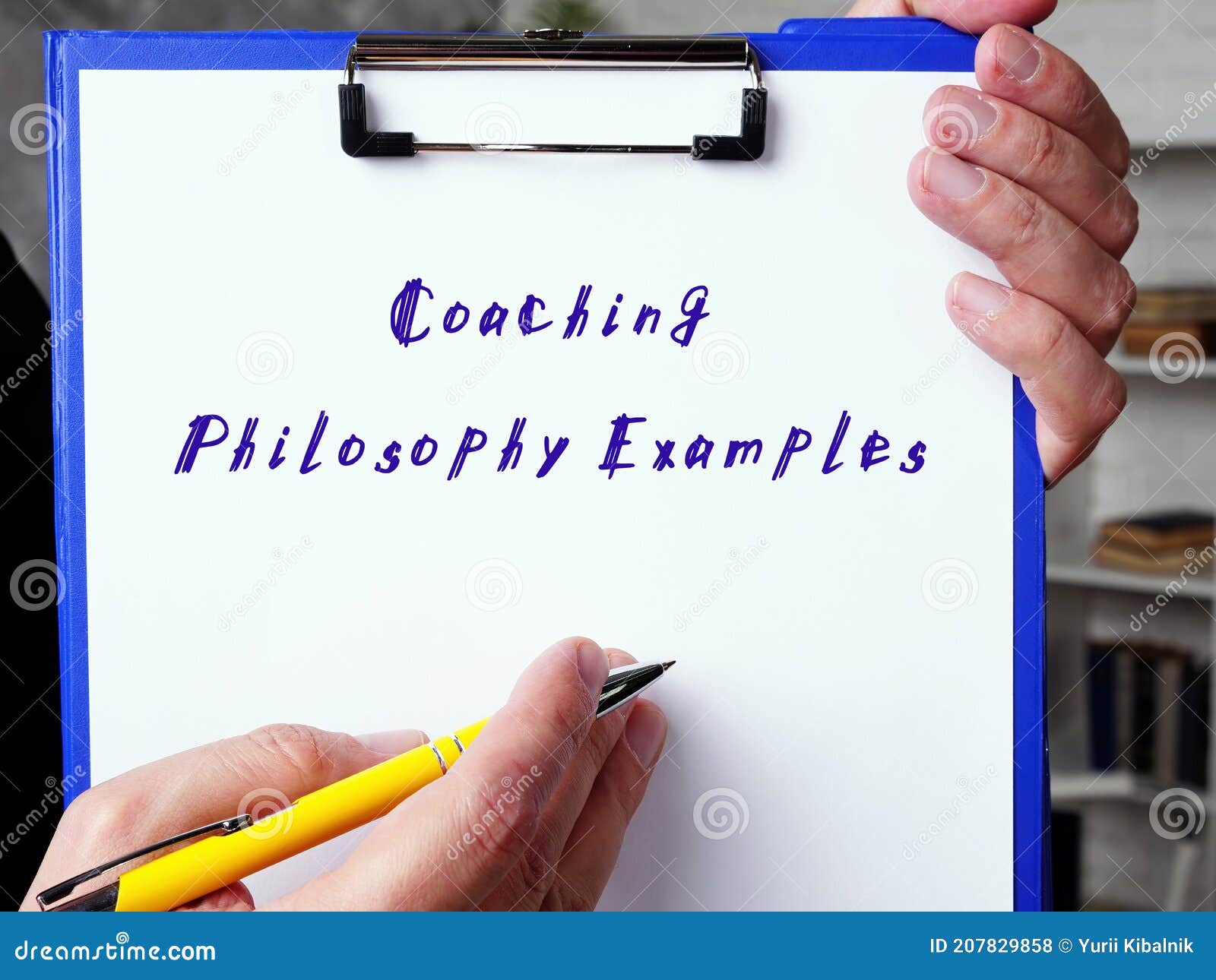 Financial Concept about Coaching Philosophy Examples with Inscription ...