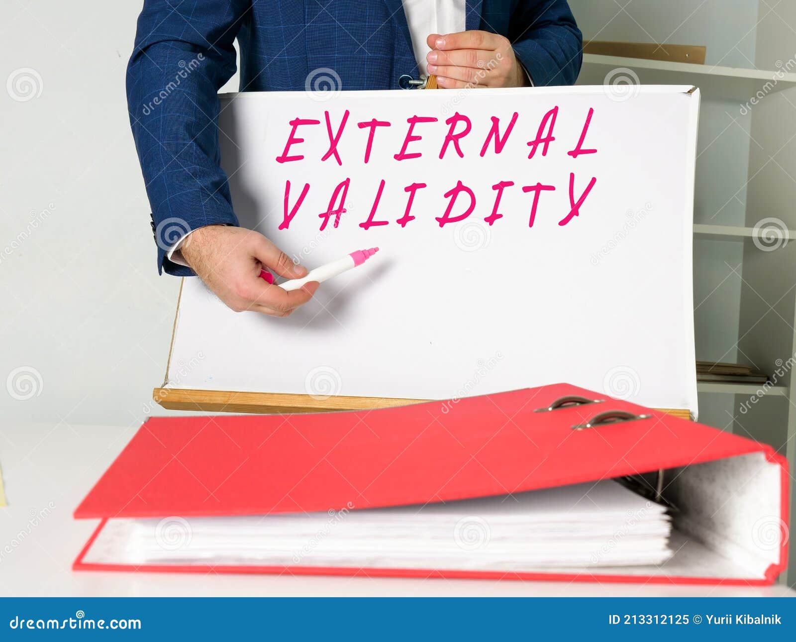 External Validity Write On Sticky Notes Isolated On Office Desk Stock ...