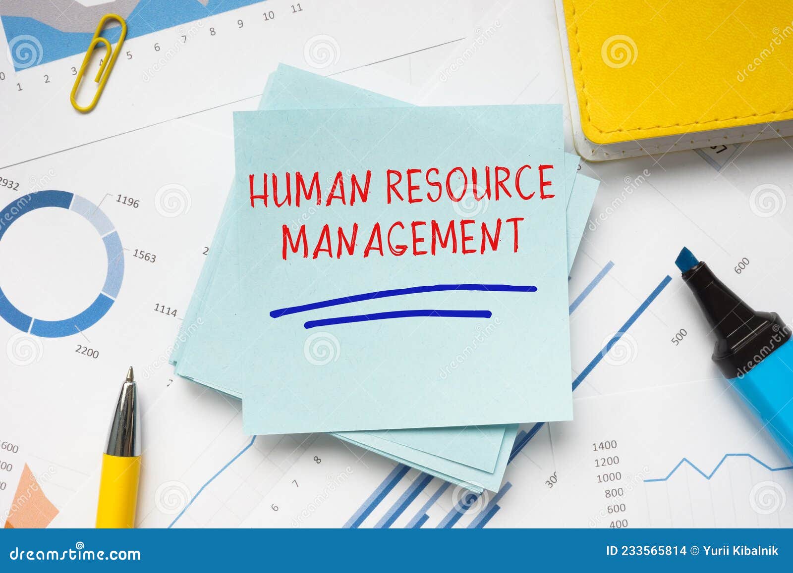 Financial Concept about HUMAN RESOURCE MANAGEMENT with Sign on the ...