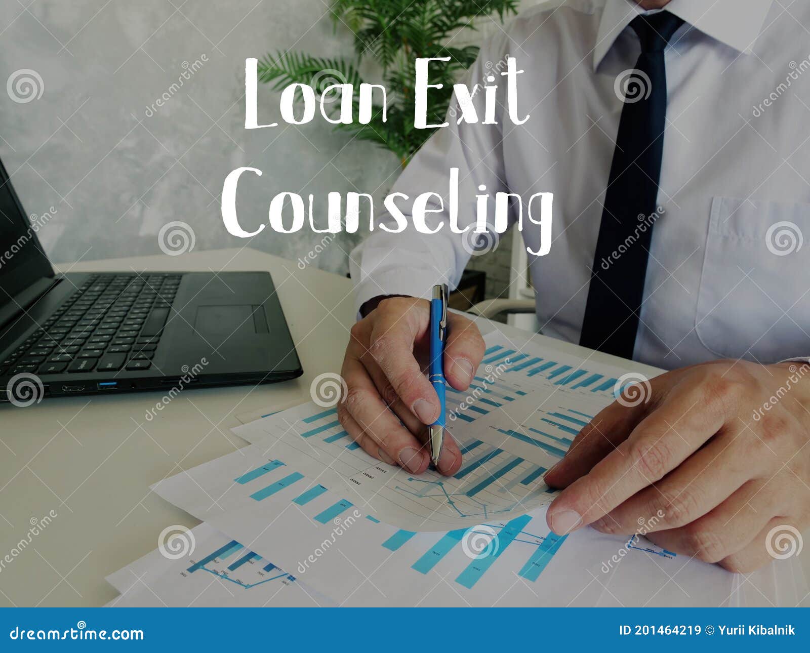 Financial Concept about Loan Exit Counseling with Phrase on the Sheet ...