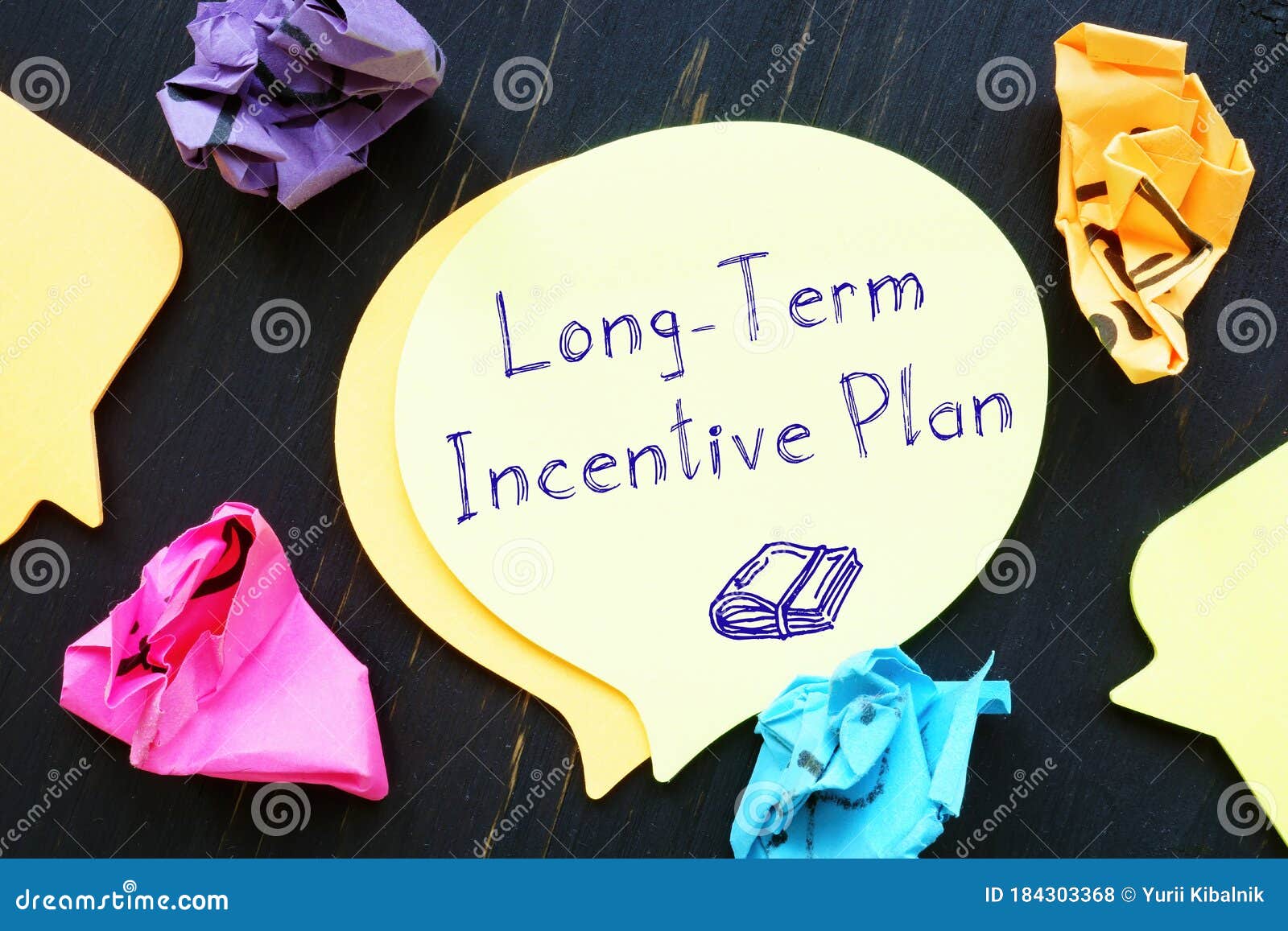 Financial Concept about Long-Term Incentive Plan LTIP with Inscription ...