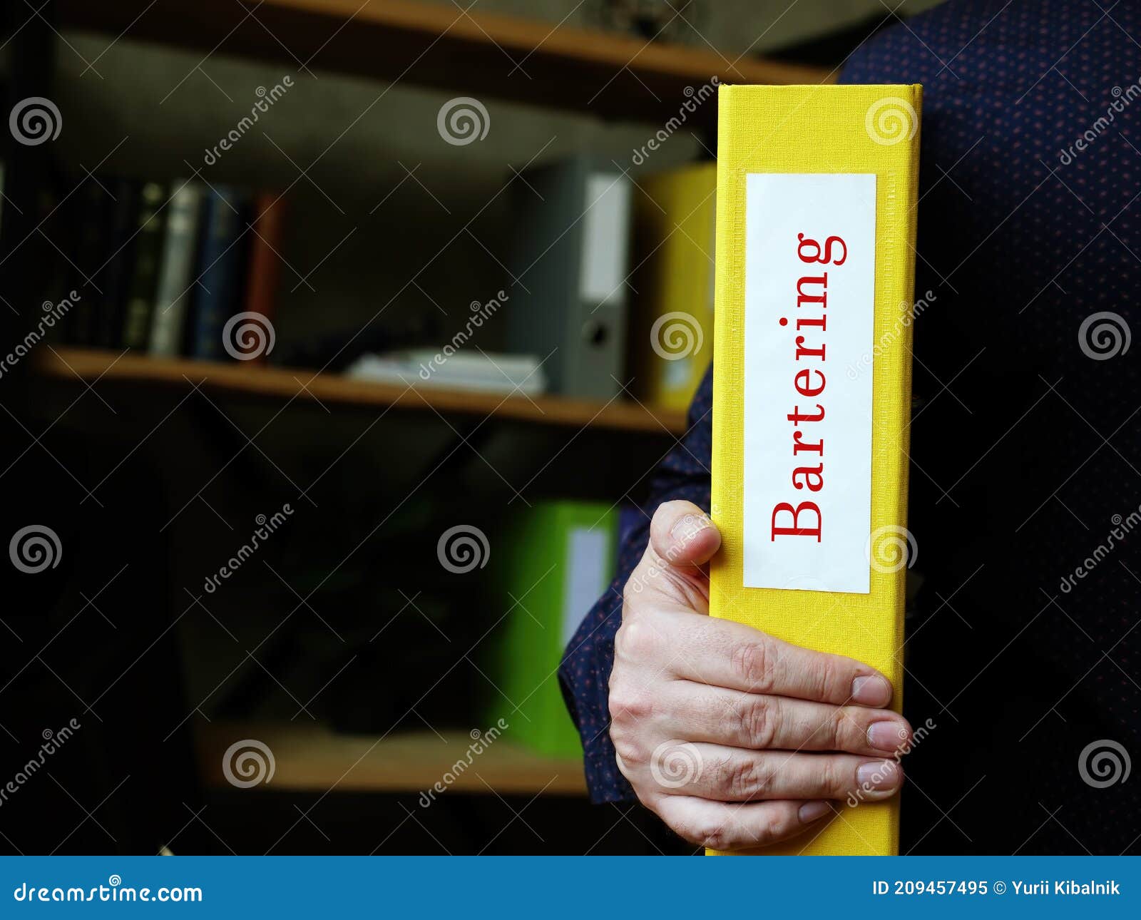 Financial Concept Meaning Bartering with Sign on the Sheet Stock Image ...