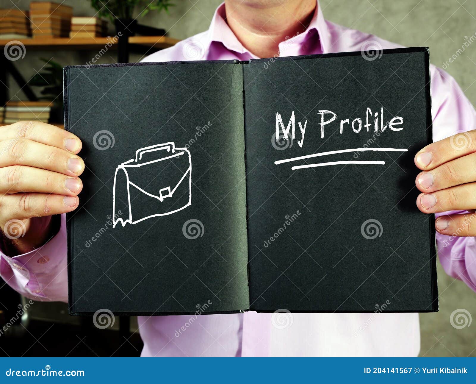 Financial Concept Meaning My Profile Y with Sign on the Sheet Stock ...