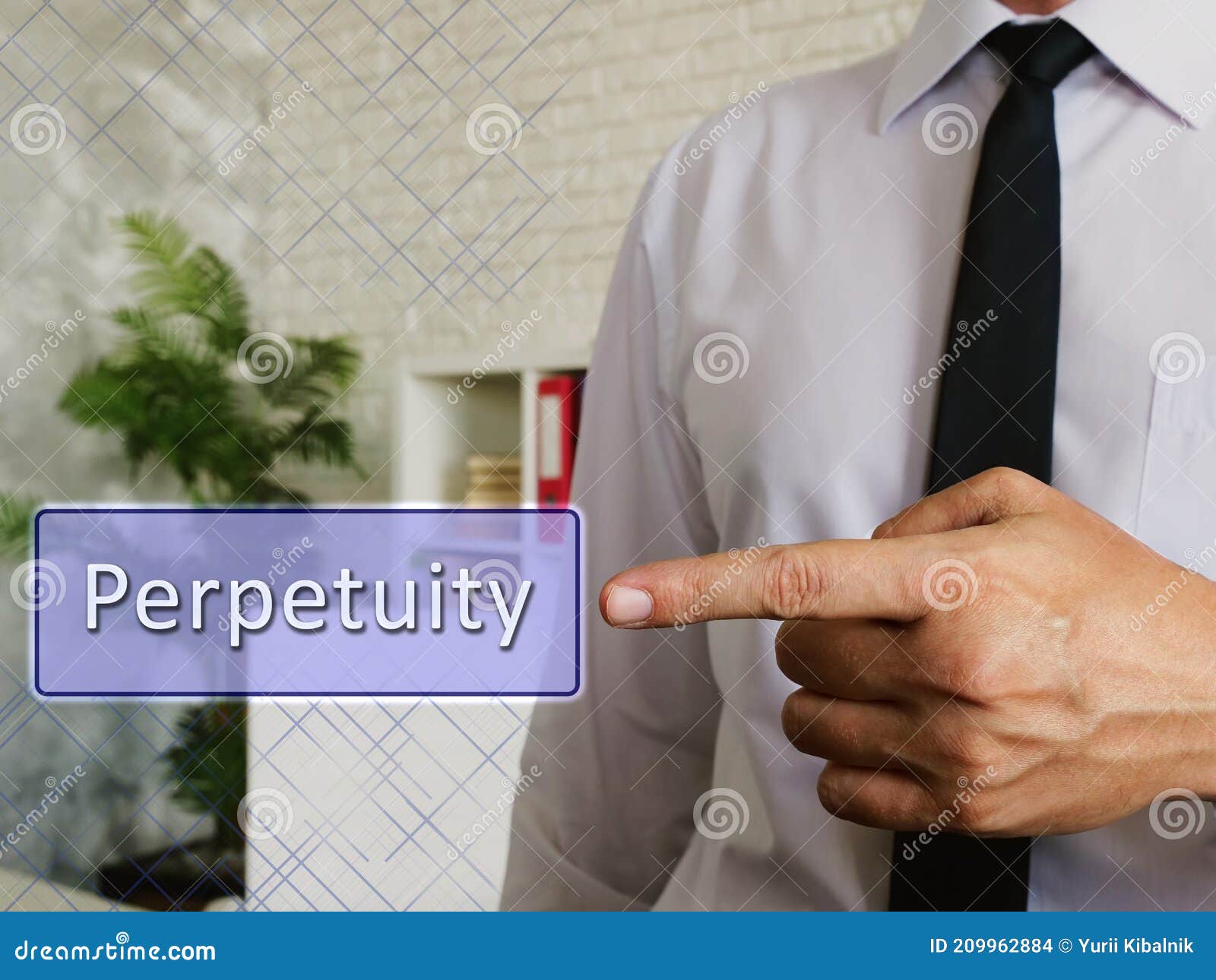 Financial Concept Meaning Perpetuity with Sign on the Page Stock Photo ...