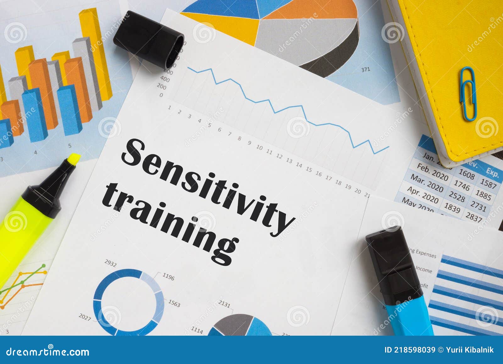 Financial Concept about Sensitivity Training with Phrase on the Sheet ...