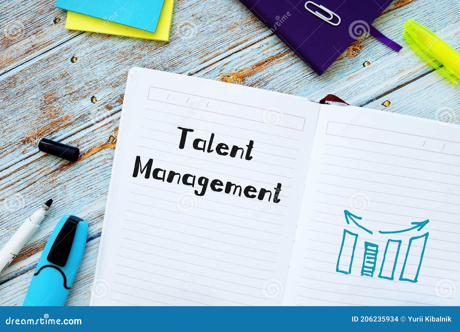 Financial Concept about Talent Management with Phrase on the Sheet ...