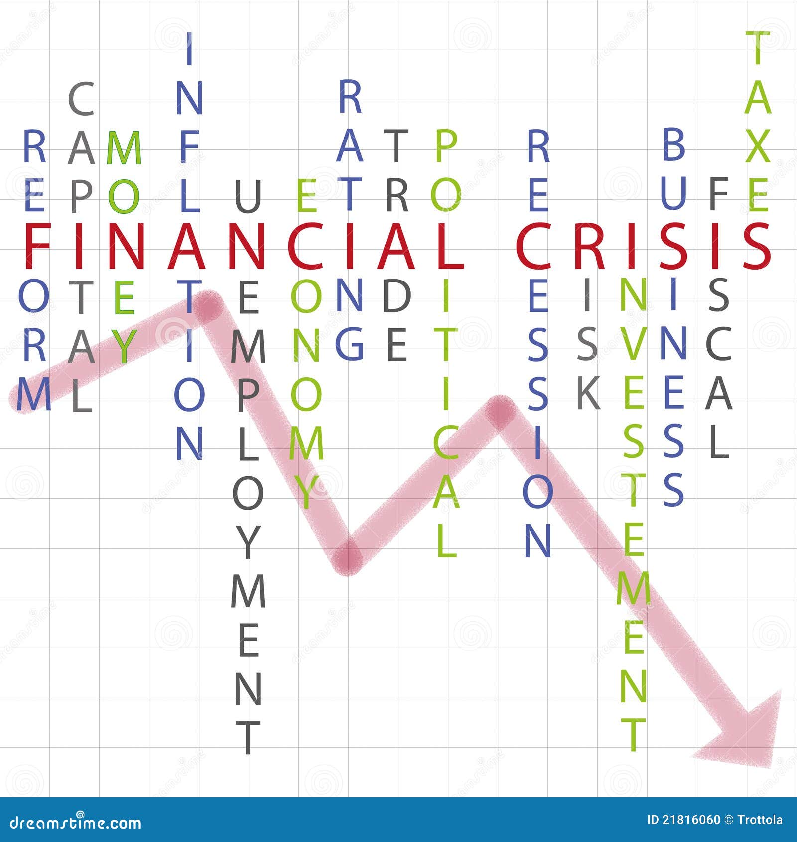 Financial Crisis Background Stock Vector - Illustration of political ...
