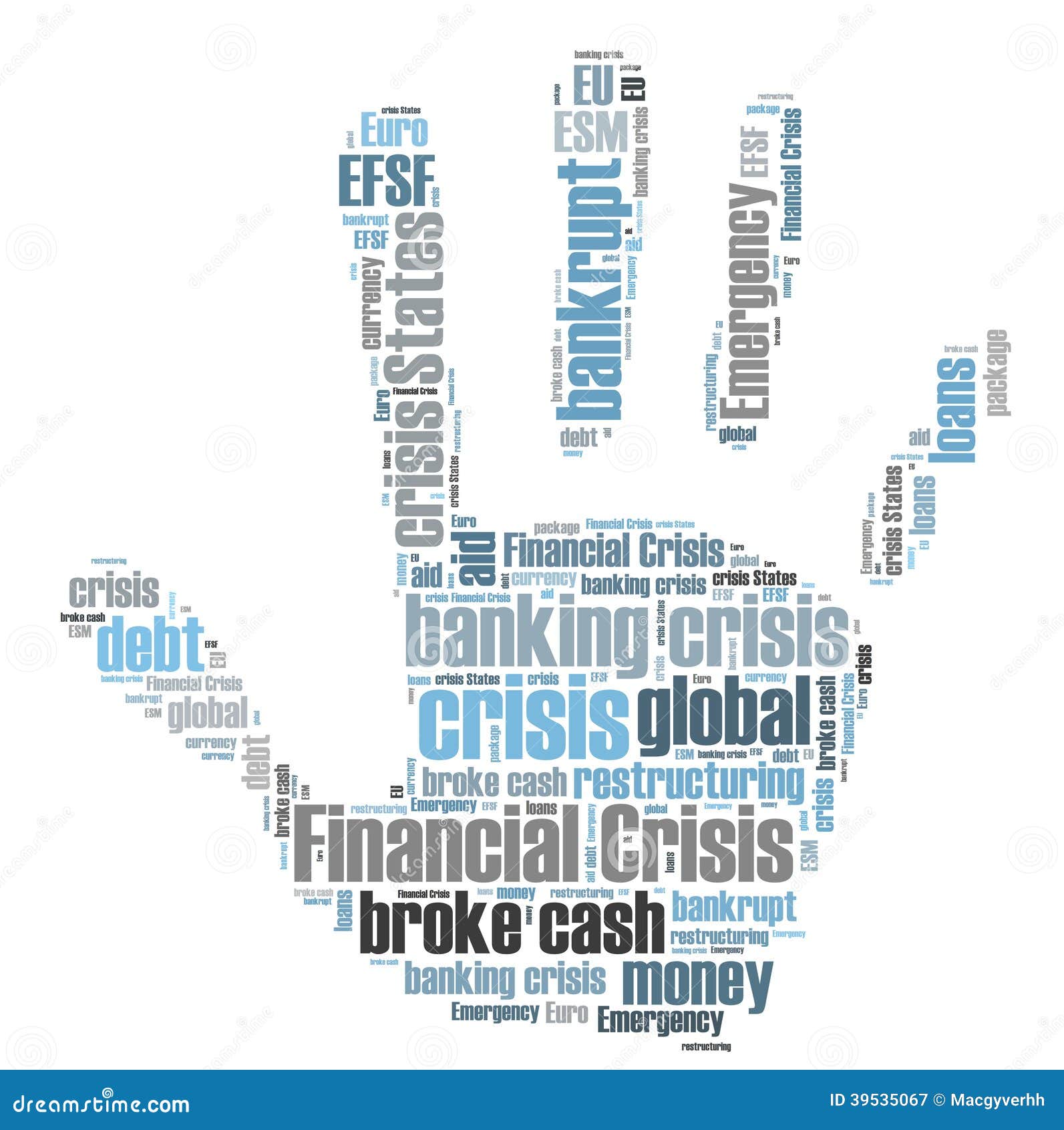 Crisis Word Emergency Problem Trouble Exclamation Point Sphere Royalty ...