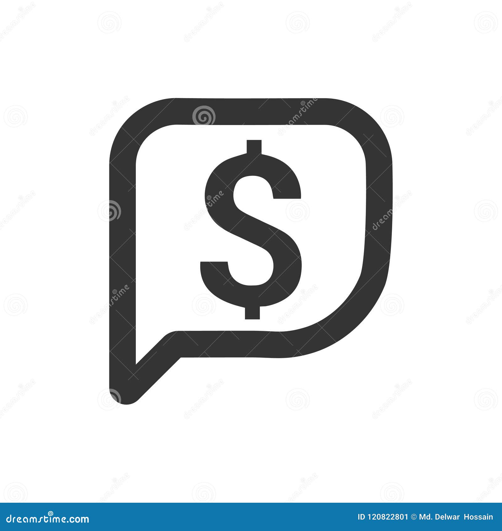 Financial Customer Support Icon Stock Vector - Illustration of symbol ...