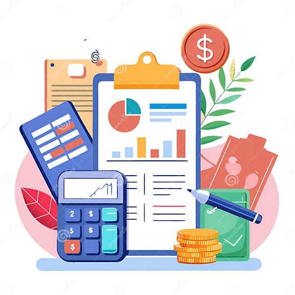 Financial Data Analysis Concept Vector Illustration Stock Illustration ... Financial Data Analysis Concept Vector Illustration Stock Illustration ...