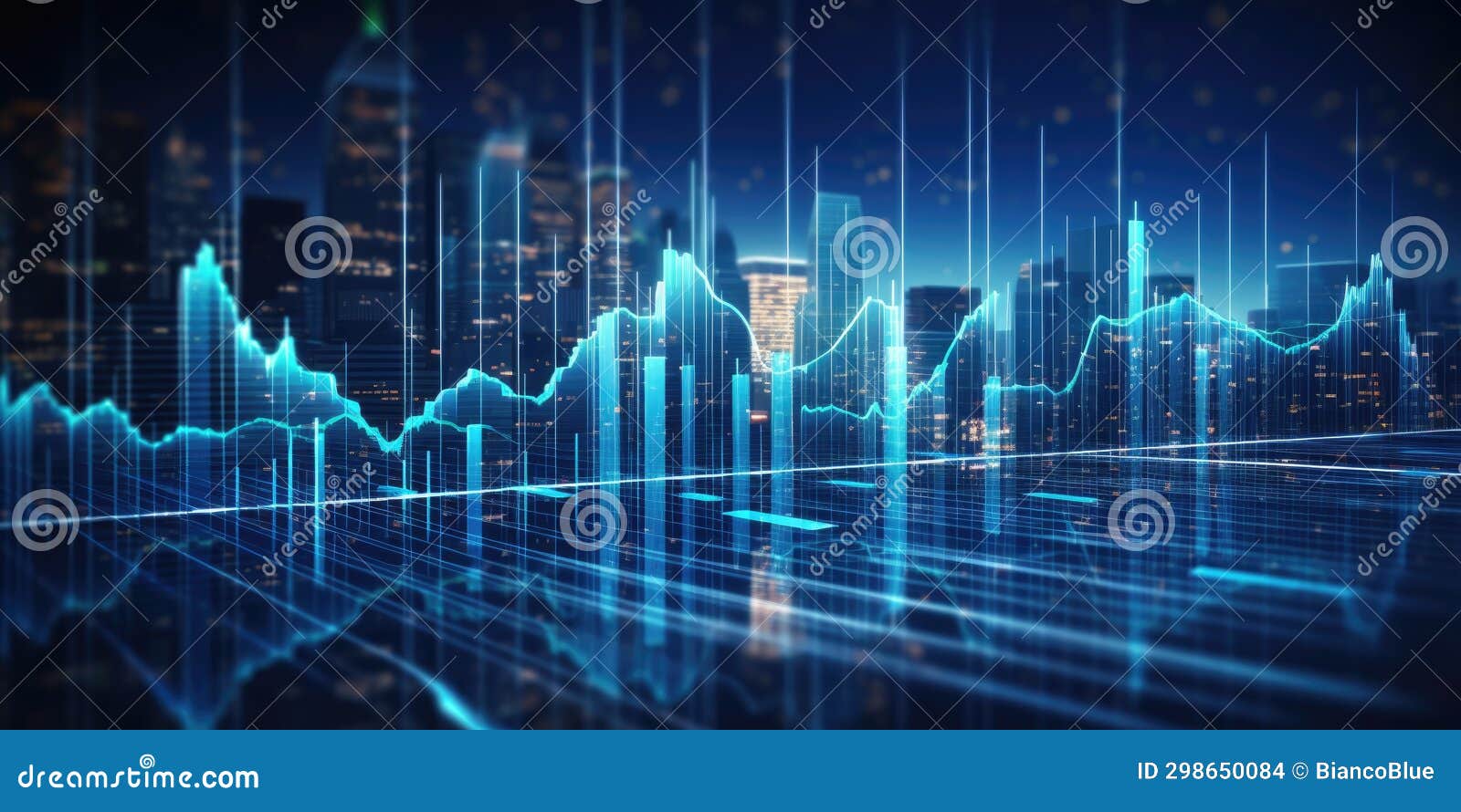 Financial Data Graph Chart Report Statistic Marketing Research ...